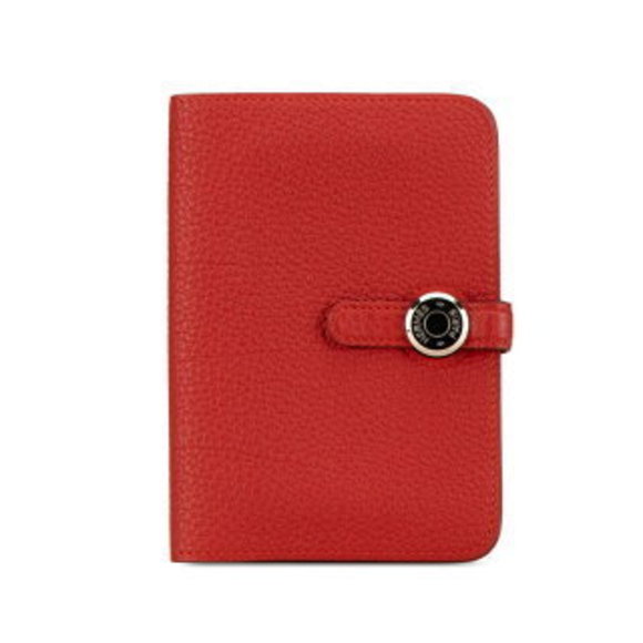 Hermes | Bags | Hermes Dogon Bifold Wallet Card Case Rouge Garance Red ...